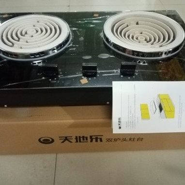 天地乐220V电热丝电灶BL-III5500,平盘2000瓦,凹盘3500瓦,无插头