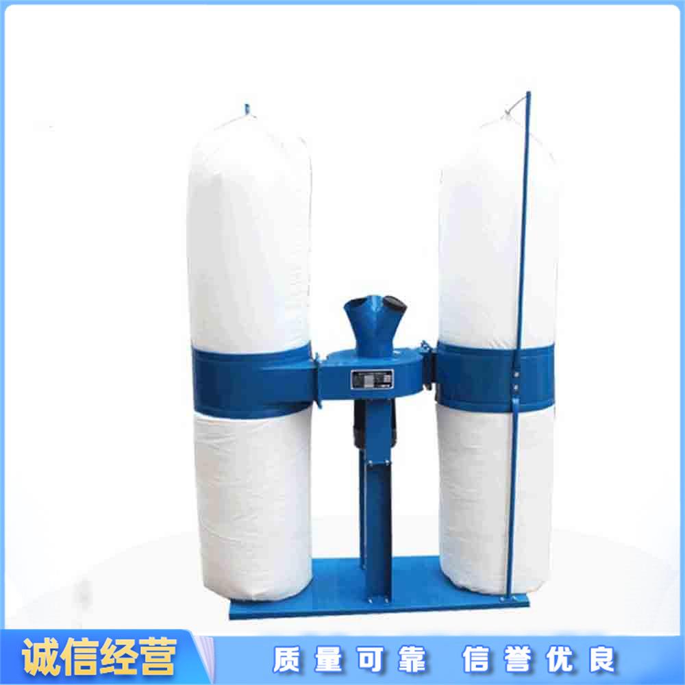 工业布袋自动吸尘机 单双桶木工除尘设备 可移动式集尘吸尘器