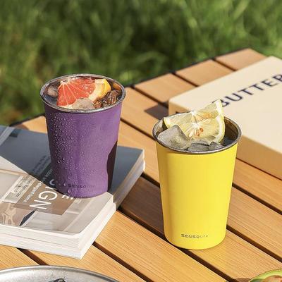 生态链SENSO几简全钛直饮杯两只装 随行便携易收纳易清洗