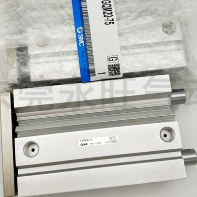 三杆气缸MGQM20-175/200/225/250/300/350/400薄型带导杆滑动轴承