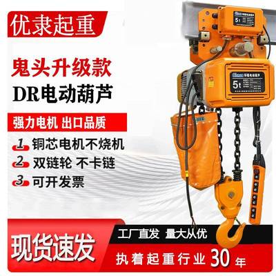 环链电动葫芦80V220V起重机运行式龙门吊行车电葫芦小吊机提升机