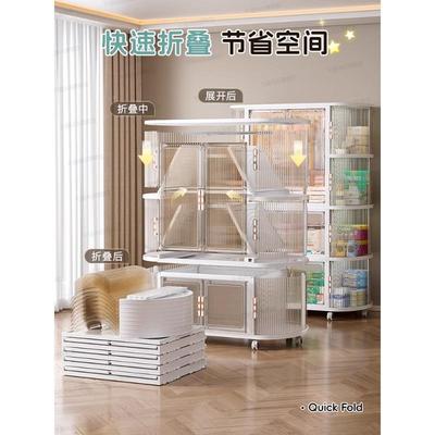 婴儿用品收理纳柜柜母婴喂42605养台置物宝免安装家用储物柜宝衣