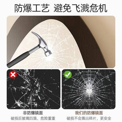 实木镜子全镜落地镜家用女生身卧无品牌/室穿衣镜服店镜试衣装挂