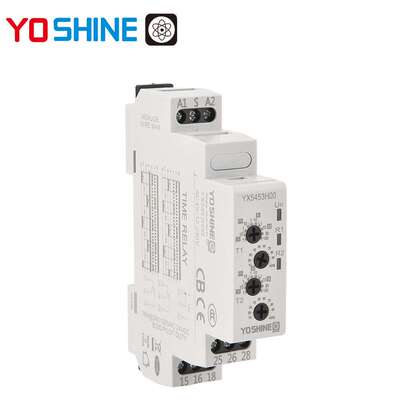 YX5453  交替循环继电器 DPDT 延时时间继电器，用于照明、食品