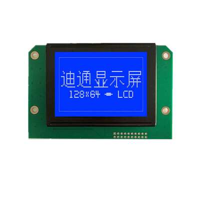 12864点阵屏液晶显示屏 工业设计 AIP31107驱动 COB模式LCD显示屏