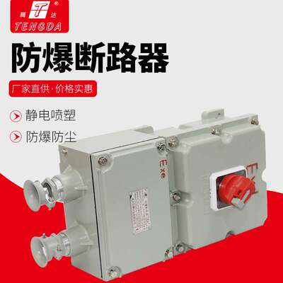 厂家防爆漏电型开关断路器 BDZ52小防爆开关箱带CCC认证