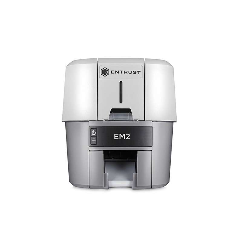 ENTRUST Datacard EM2双面证卡打印机员工卡厂牌PVC卡热升华