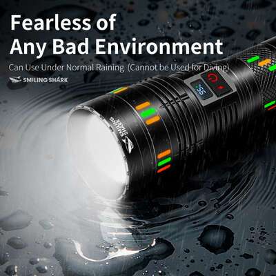 Outdoor lighting long range white laser flashlight charging