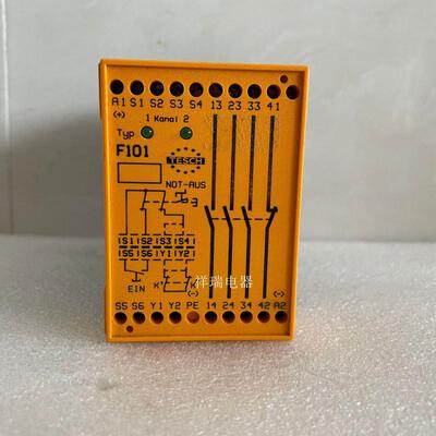 TESCH进口正品安全继电器F101X04 24VACDC 07400004议价