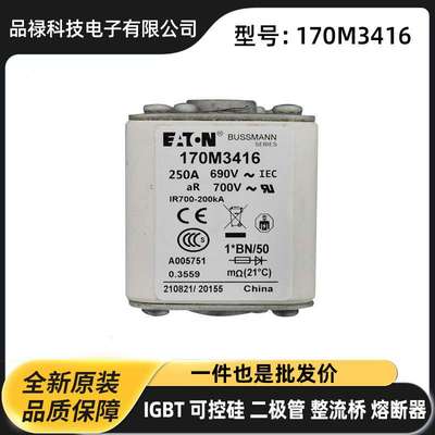 巴斯曼高压熔断器170M3416 170M3467 170M3696现货170M系列全 7