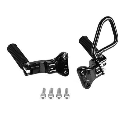 适用印第安超级酋长黑马Bobber 黑马Chif改装后脚踏总成 乘客脚踏