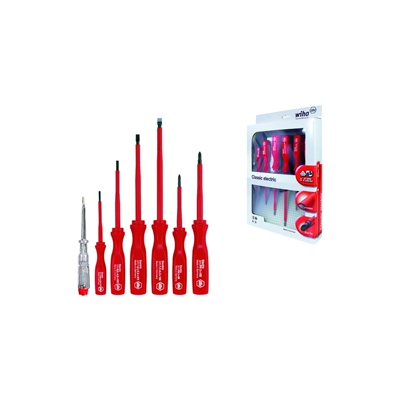 德国 威汉Wiha 07151 电工绝缘经典螺丝起子7件套