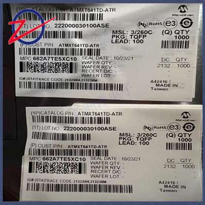 ATMXT641TD-ATR 封装TQFP100 电子元器件 IC芯片MICROCHIP