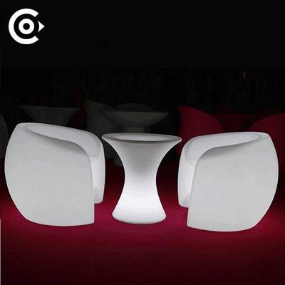 酷擎led发光家具 七彩充电遥控ktv茶几 清吧酒吧散座发光沙发桌椅