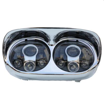 承光电子 5.75寸适用哈雷大灯 Led双灯 哈雷戴维森公路滑翔前大灯