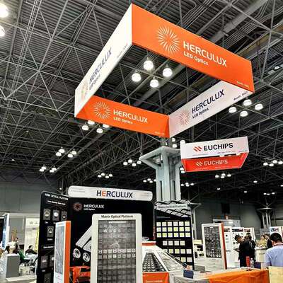 展会空中吊环吊顶 booth hanging banner ceiling hanging sign