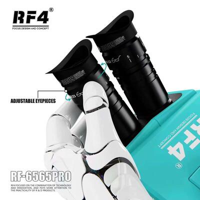 RF4 RF-6565PR手O焦显微镜机修三目高清连续变YRU倍维变飞线主板