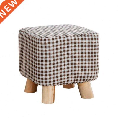 Shoe Stool, Modern Simple Low Stool, Solid Wooden L,