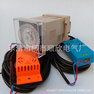 温湿度凝露控制器WSK-P拨盘基座嵌入式 升温型成套柜体用 48X48mm