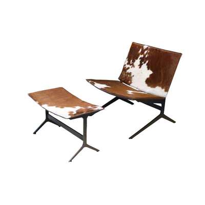 Kay lounge chair 意式不锈钢休闲椅设计师轻奢沙发酒店别墅躺椅