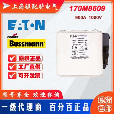 170M8609快速熔断器 1000V 900A 巴斯曼BUSSMANN快速熔断器