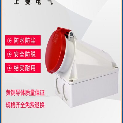上曼电气NENMMAN防水1137工业明装1141插座1145防腐蚀63A IP44