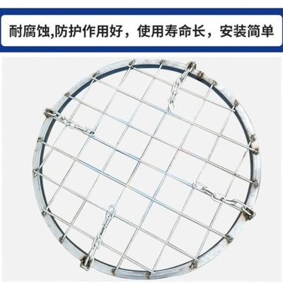 井盖防坠网窖井网井口防坠钢丝网不锈钢井盖网通信污水井安全网