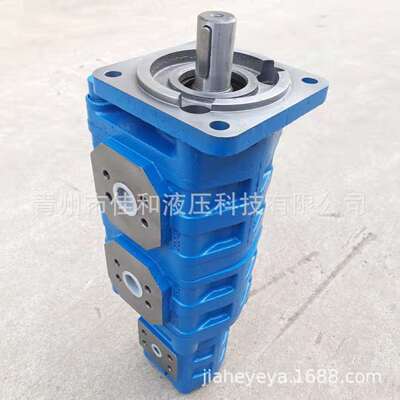 中联吊车三联泵 石家庄煤机国峰钻机三联齿轮泵 CBGJ63-50-32