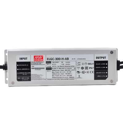 明纬防水电源 ELG-300-L-A 300W恒功率型LED驱动器