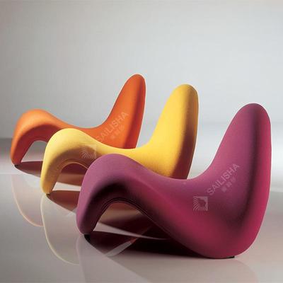 赛莉舌头意椅懒人沙发莎单人设TWX计师款厅阳台躺卧休闲创单椅造