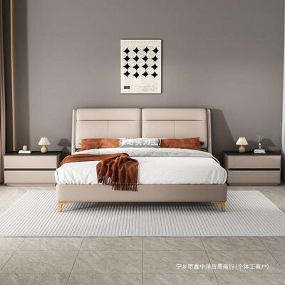 意岩板床头柜代Ctg02简约式新款轻奢家用卧室储物柜收纳现床柜免