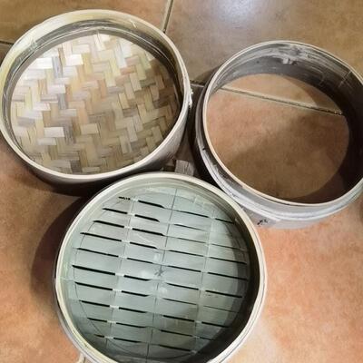 m53/6kXG纯手全青胶皮无水竹制竹编田园小笼包加竹笼屉竹工蒸屉深