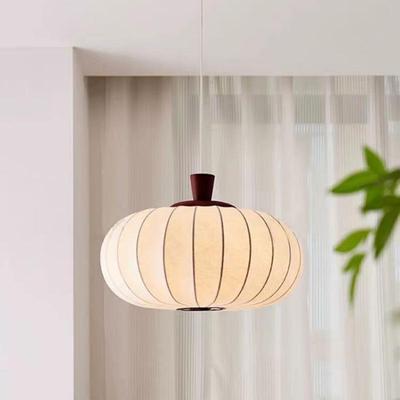 蚕法丝式古v中intag室e卧南瓜灯奶油风书563房餐厅南洋复古实木吊