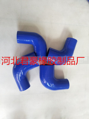 包邮内径16/19/25/38/51mm等耐高温硅胶管P改装增压90度变径弯头