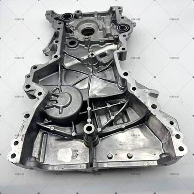 伊兰特索九汽车链条盖机油泵总成21350-03130外板NU发动机配件