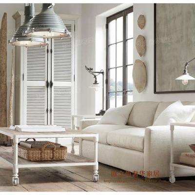 H百白叶门衣柜两门实木R橡木天LVM地锁古仿色衣柜衣橱美式乡村法