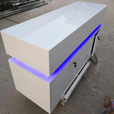 机台展示台白色展烤漆体验电脑示桌中岛展台智能产品手ZCU展柜展