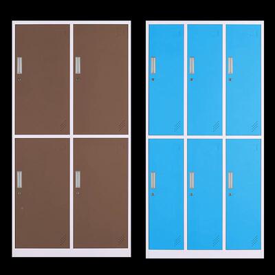 门彩色更衣柜钢制六装拆工铁皮储FTSJ-CSG物柜健身房6门员9门12门
