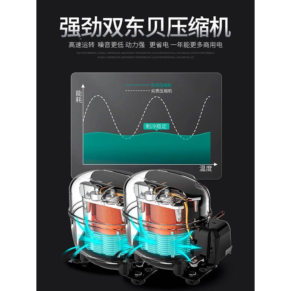 尚664厨串串示柜点菜柜店麻辣烫冷藏饭冻水展果保鲜风幕柜烤炸烧