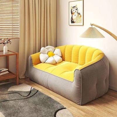 懒豆沙袋睡发榻榻米双人可可人NUM躺卧室阳台宿舍