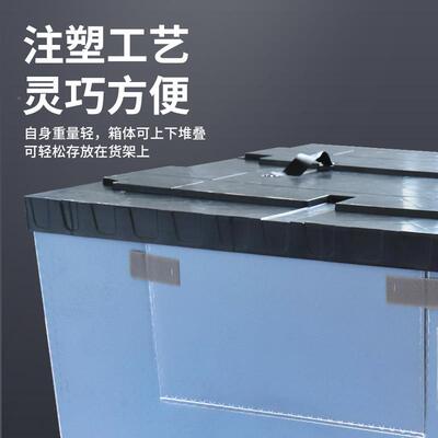 围板箱折双层吸塑天盖蜂窝板地围箱大板型卡叠UZM板箱中空板带盖