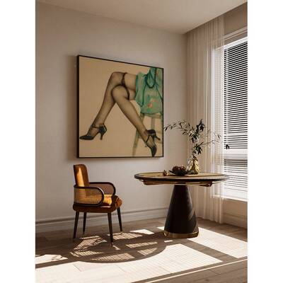 现代简约美式古风方美女人客厅玄EM-2363物关装饰画沙发背景墙复