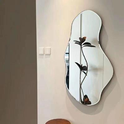 穿衣壁ins装默认项镜饰服店试衣装镜挂墙卧室全身镜贴墙异形镜挂