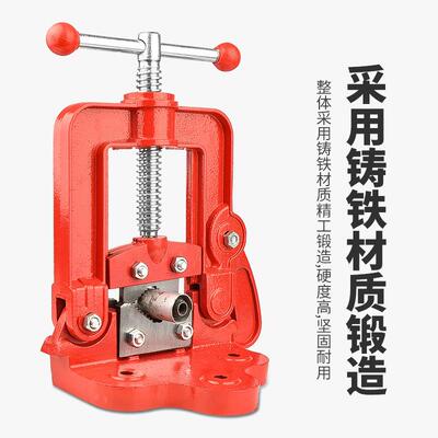 桌用维修管子台虎钳动耐用龙格门钳多78规手压力钳重型压力钳