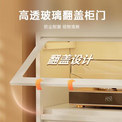 钢制柜带玻璃门家体收用SEY客厅书房靠墙纳柜防书尘一落地展示柜