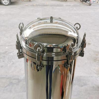 滤农田水管泥沙过滤器不锈40寸精密过滤器微芯孔折叠钢DPN滤砂棒