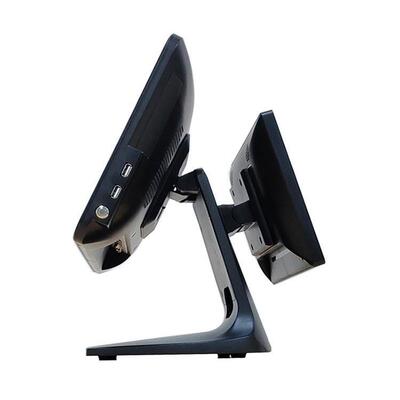 英海外版触235摸屏双屏收银机文国外餐装饮超体市零售服一机windo