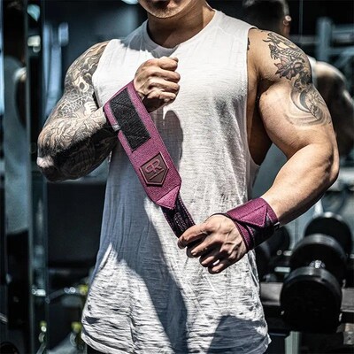 PR轮子哥护腕男健l身训练卧推助力举重专业力量举健美防扭伤护手