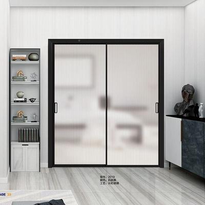 op门k468完镁系统厨房拉极三联推动推拉门吊轨阳窄台门玻璃移门
