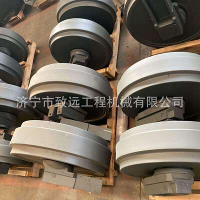 挖机PC1250-7涨紧油缸弹簧21N-30-34151，PC1250挖掘机四轮一带